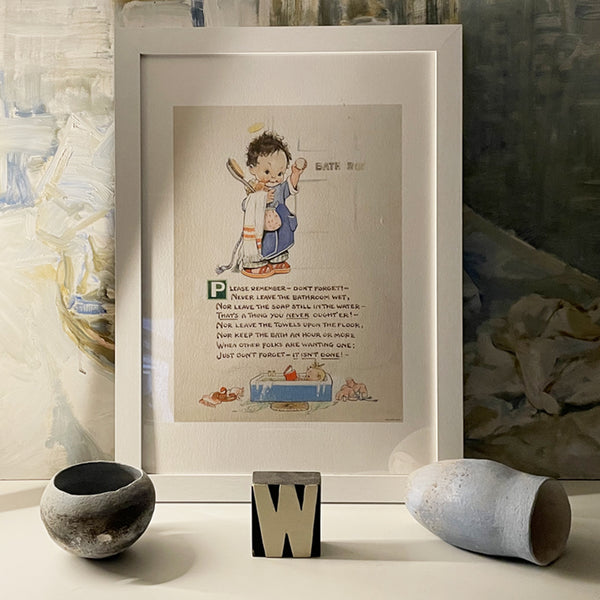 Please remember, Don't forget! by Mabel Lucie Attwell art print