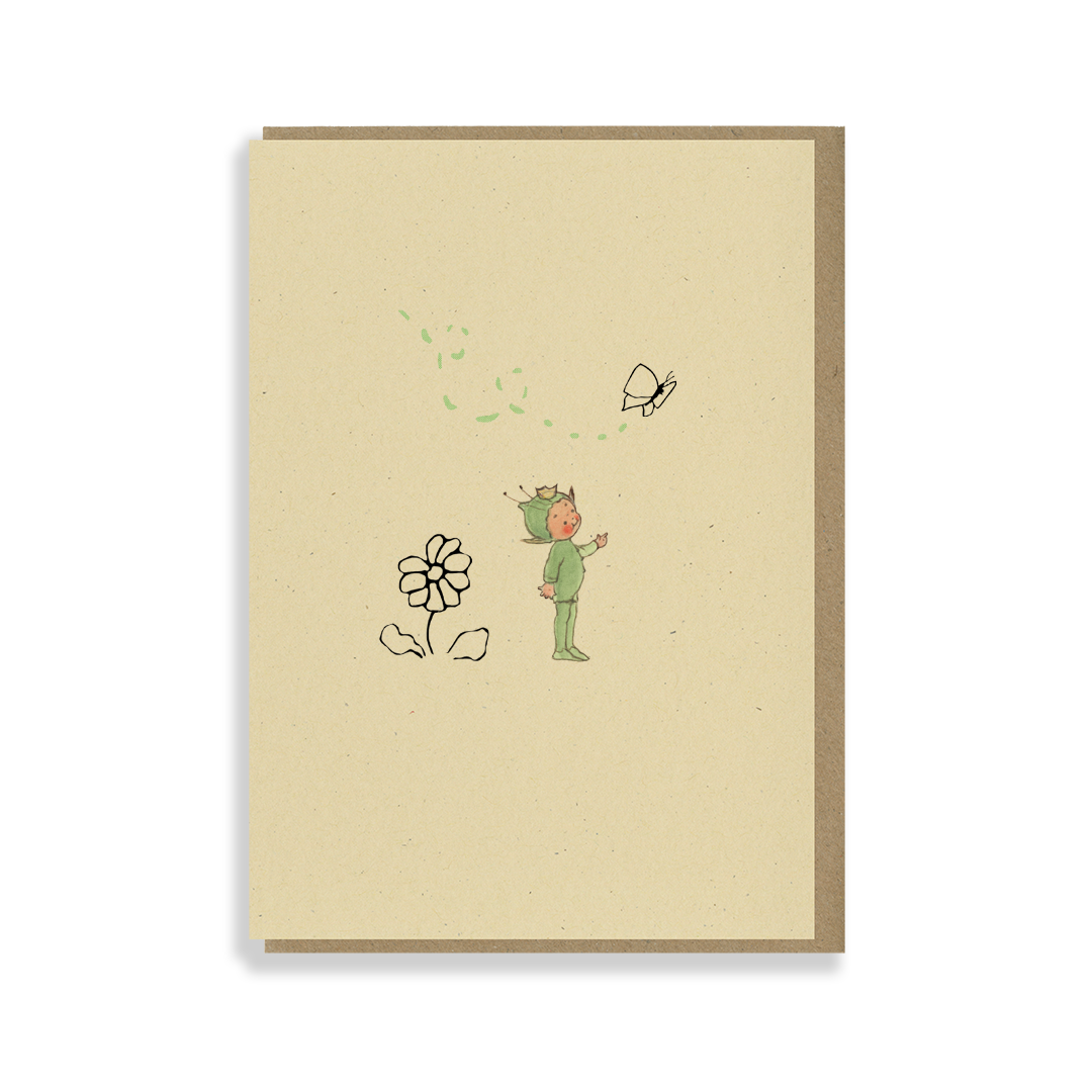 Mabel Lucie Attwell Boo-Boo greetings card