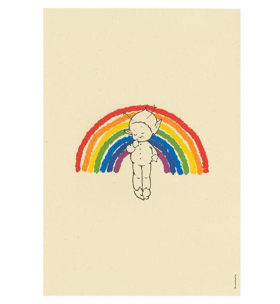 Mabel Lucie Attwell Boo-Boo wall print – Somewhere over the rainbow